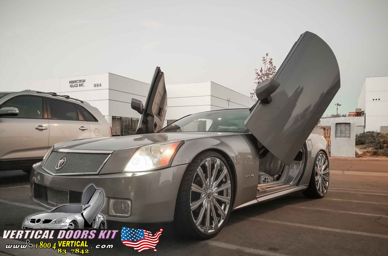 Cadillac XLR 2004-2009 Lambo Vertical Doors Kit – VDCCADXLR0409 – Lambo ...