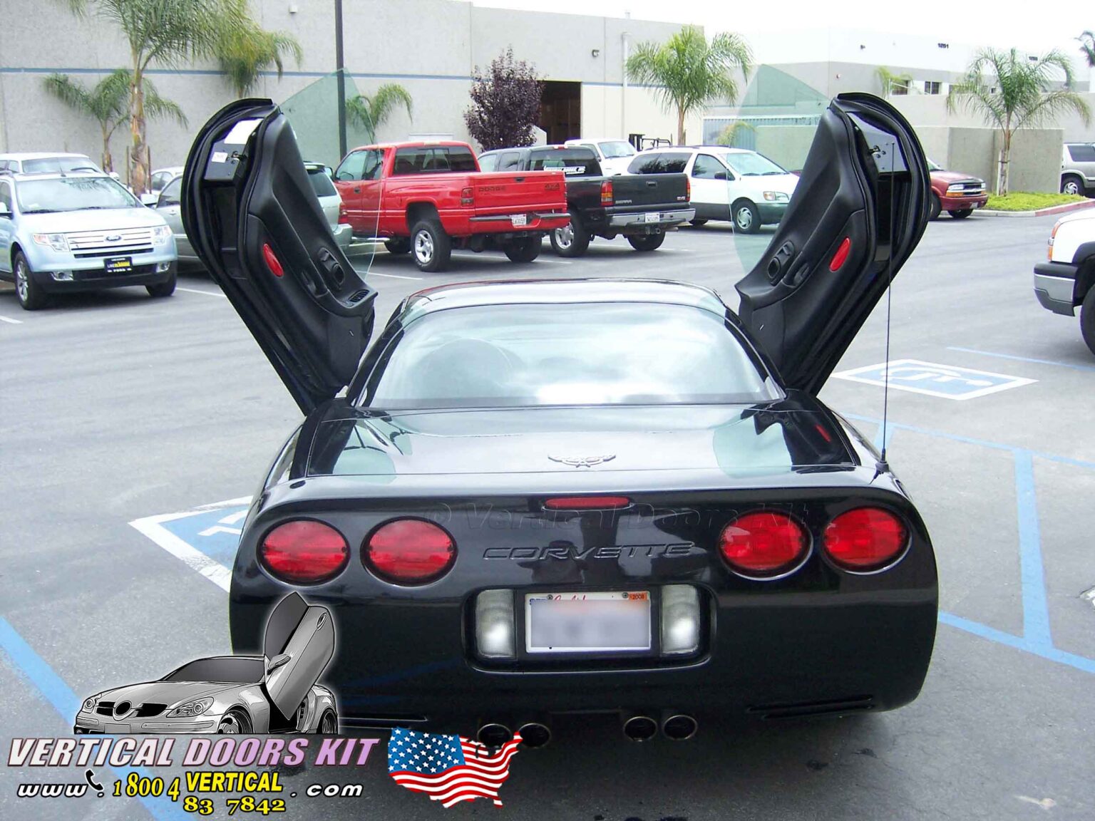 Chevrolet Corvette C5 1997-2004 Lambo Vertical Doors Kit ...