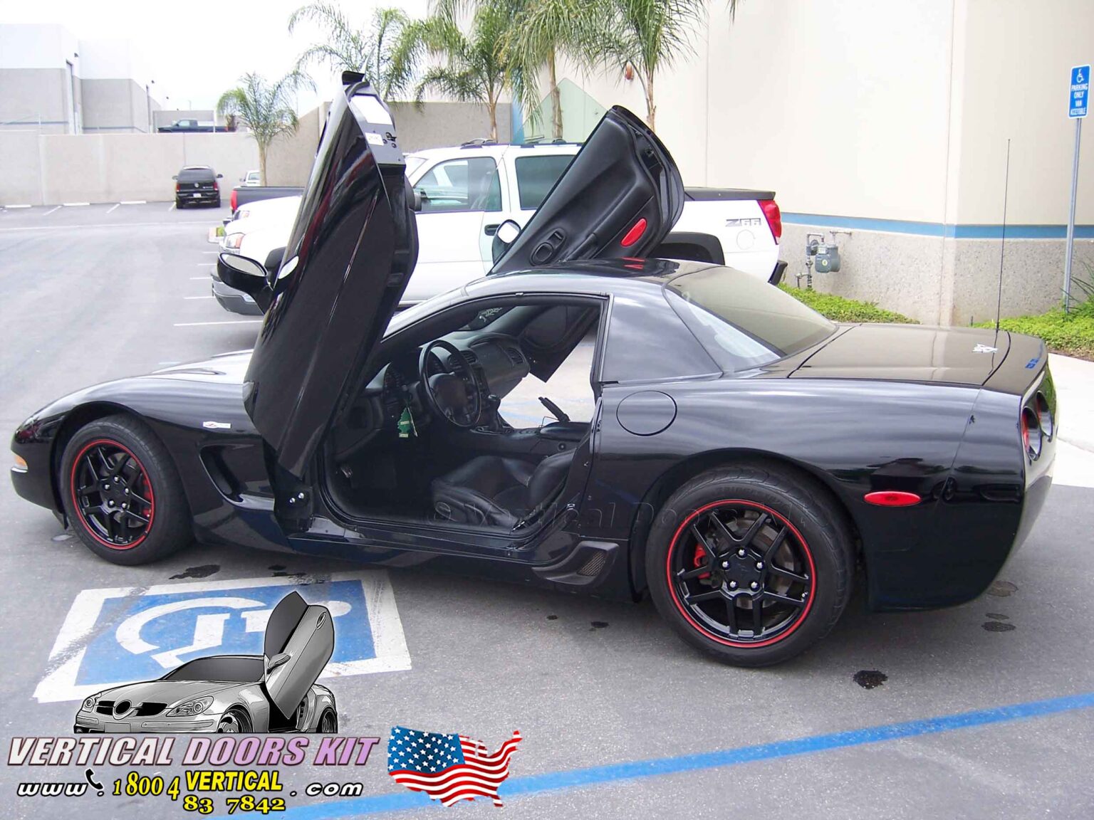 Chevrolet Corvette C5 1997-2004 Lambo Vertical Doors Kit ...