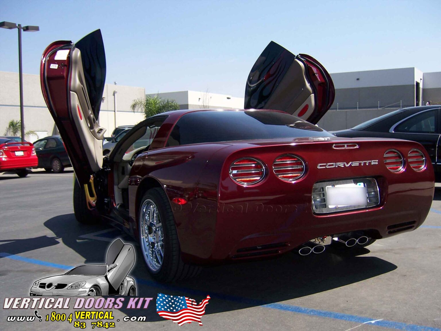 Chevrolet Corvette C5 1997-2004 Lambo Vertical Doors Kit ...