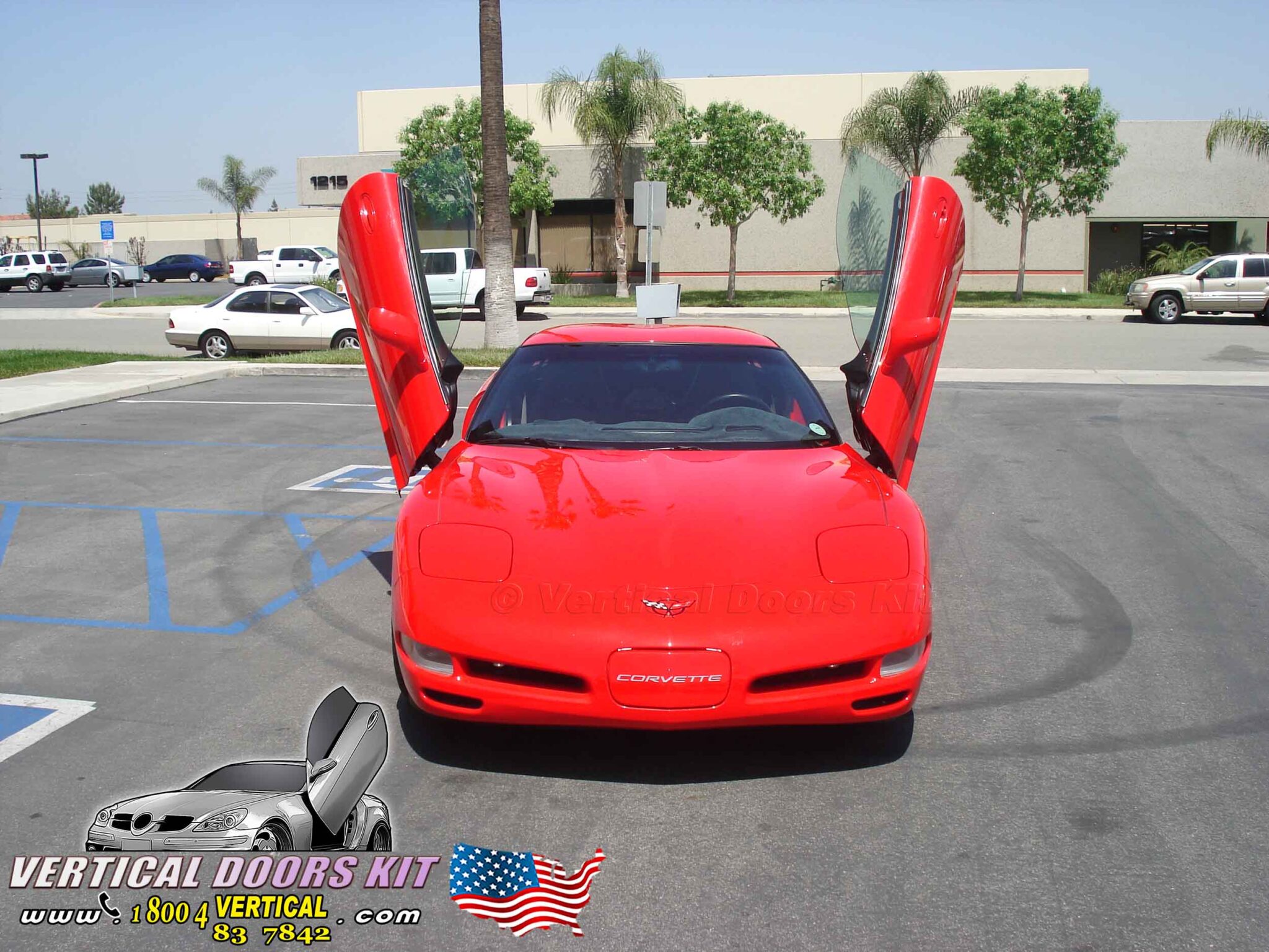 Chevrolet Corvette C5 1997-2004 Lambo Vertical Doors Kit ...