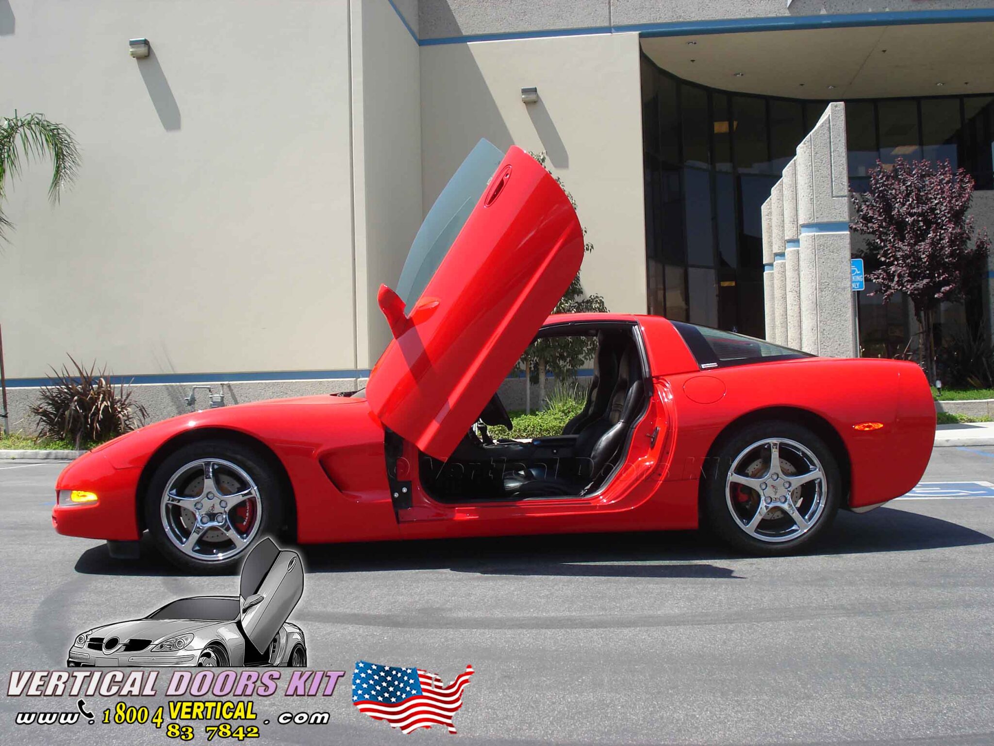 Chevrolet Corvette C5 1997-2004 Lambo Vertical Doors Kit ...