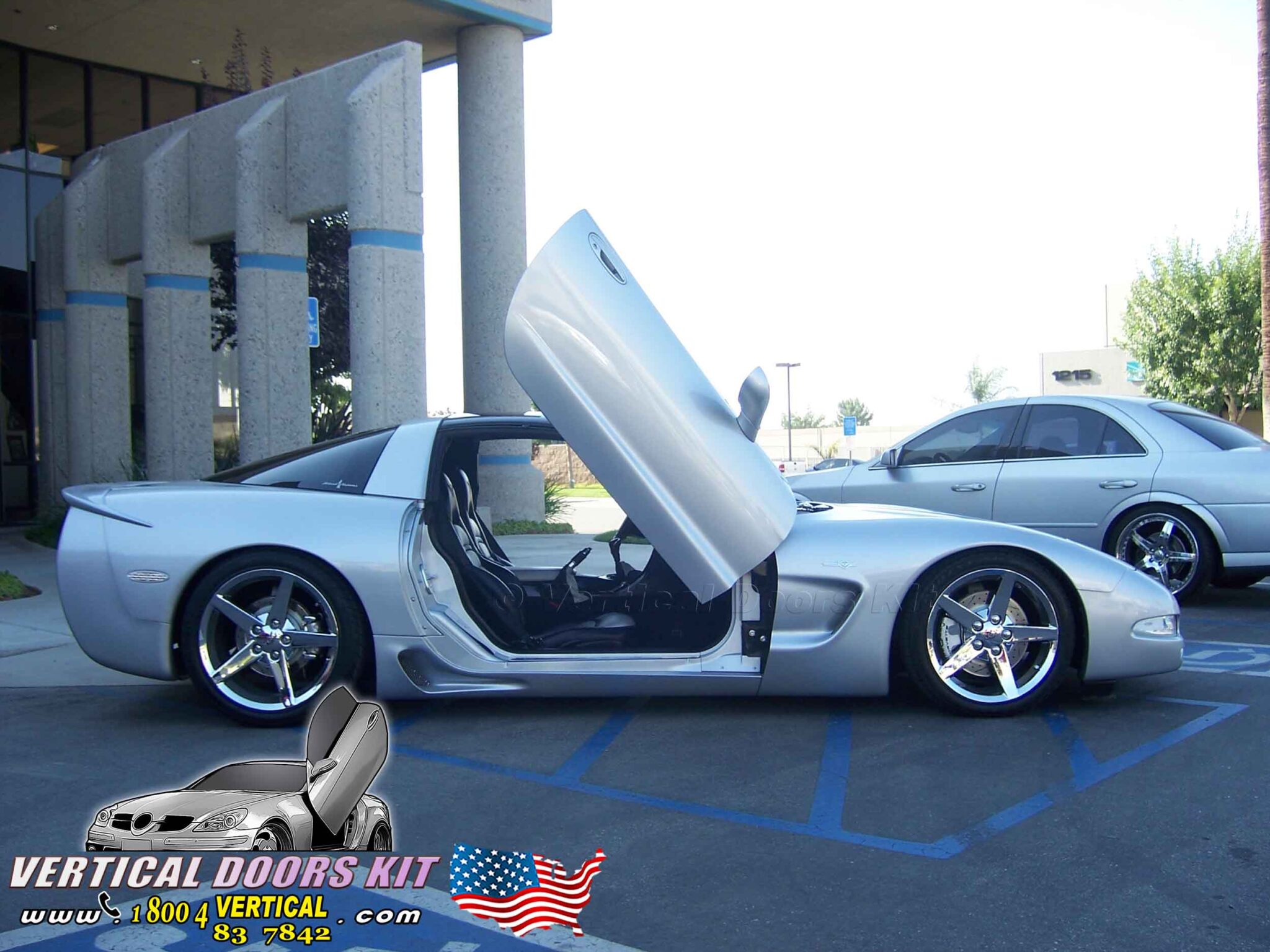 Chevrolet Corvette C5 1997-2004 Lambo Vertical Doors Kit ...