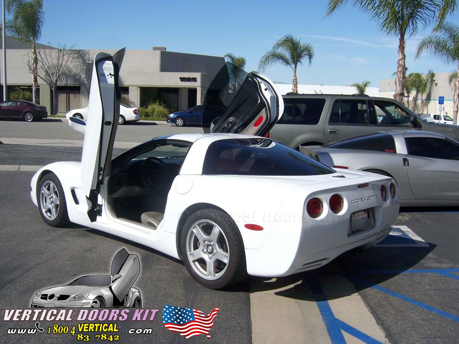 Chevrolet Corvette C5 1997-2004 Lambo Vertical Doors Kit ...