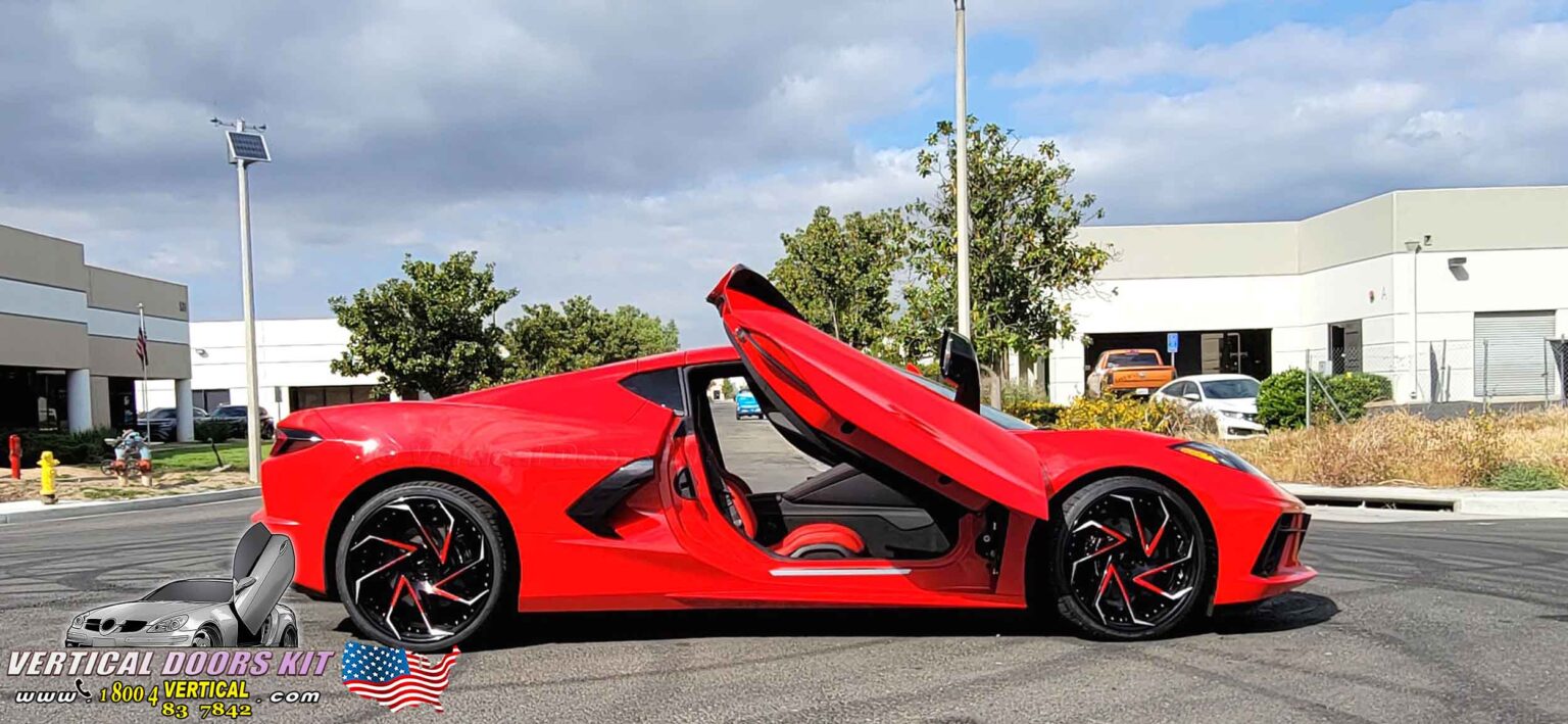 Chevrolet Corvette C8 2020-2026 ZLR Lambo Vertical Doors Kit ...