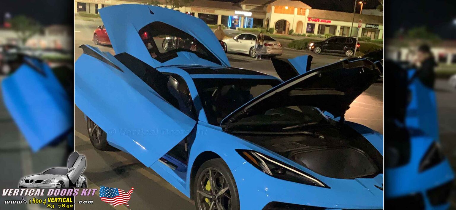 Chevrolet Corvette C8 2020-2026 ZLR Lambo Vertical Doors Kit ...