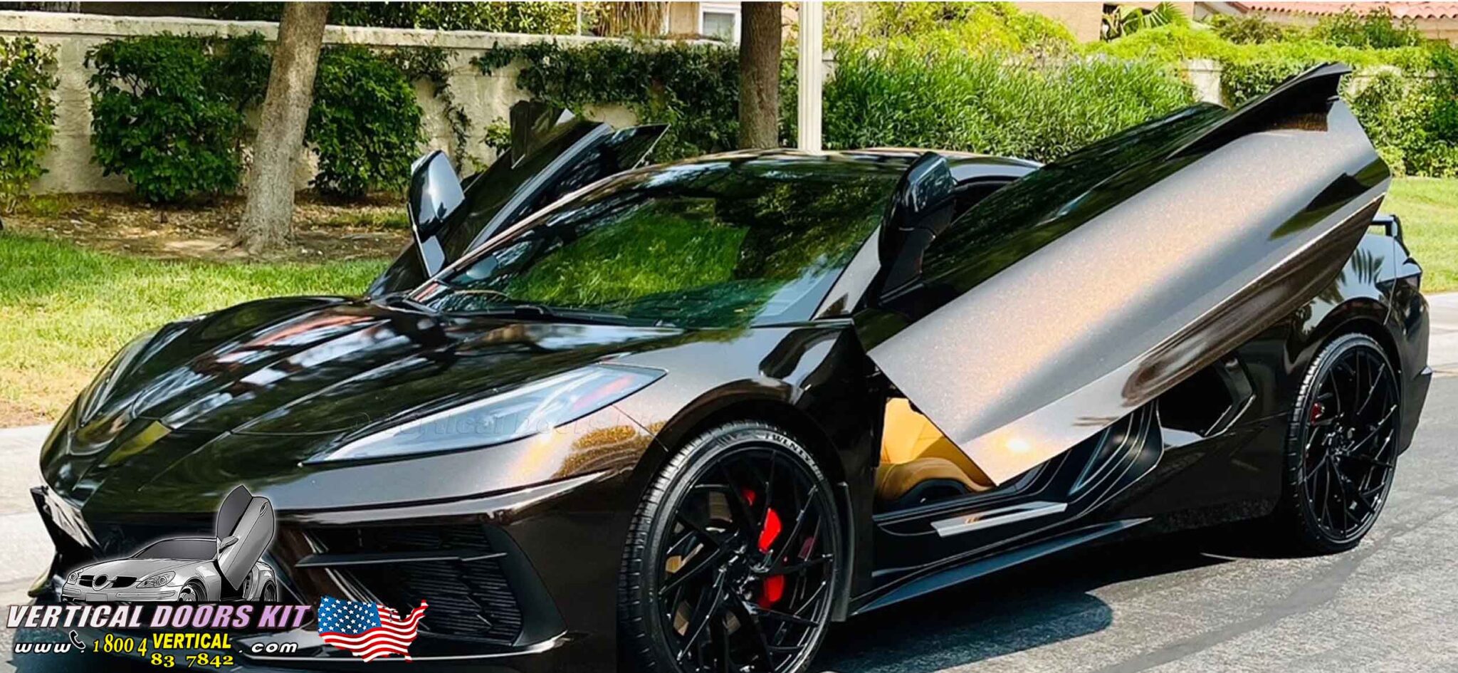 Chevrolet Corvette C8 2020-2026 ZLR Lambo Vertical Doors Kit ...