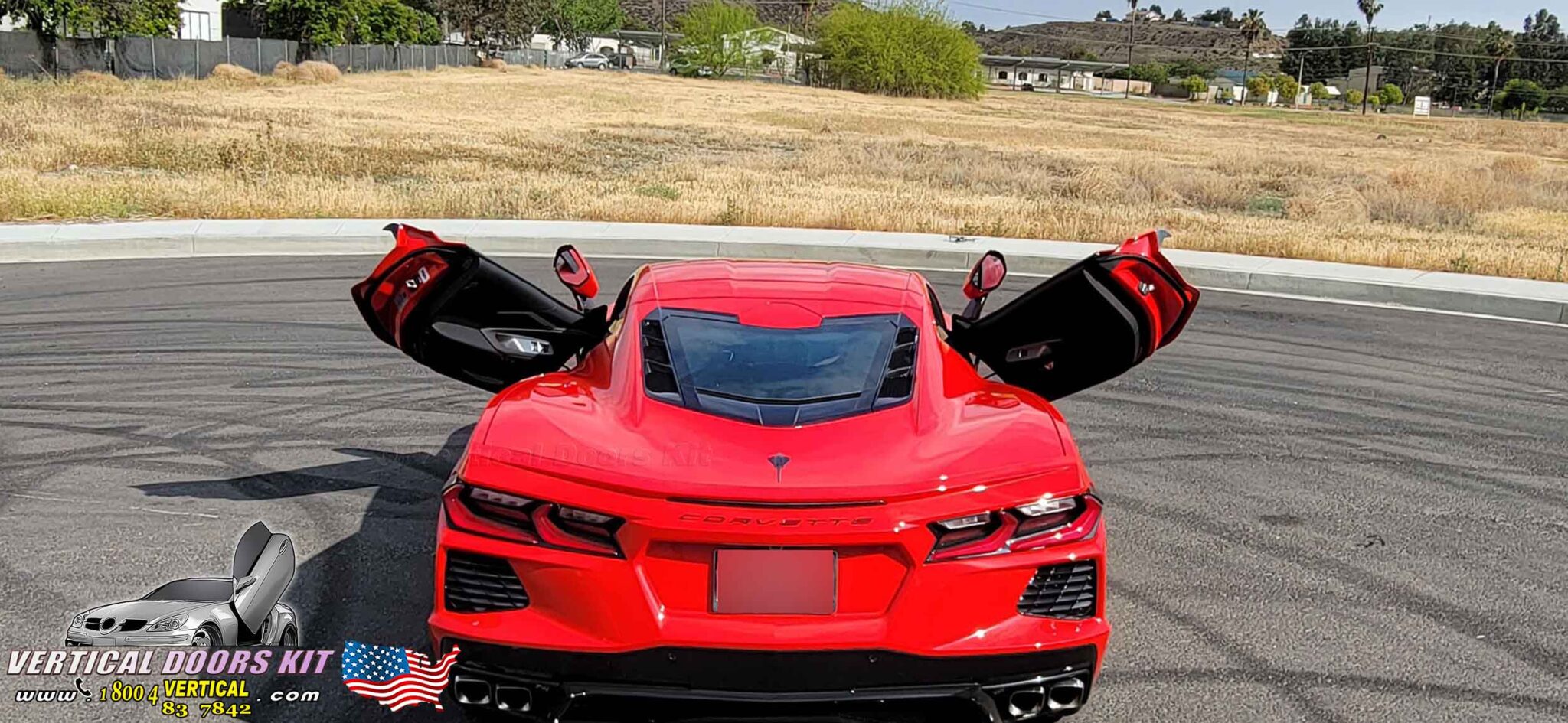 Chevrolet Corvette C8 2020-2026 ZLR Lambo Vertical Doors Kit ...