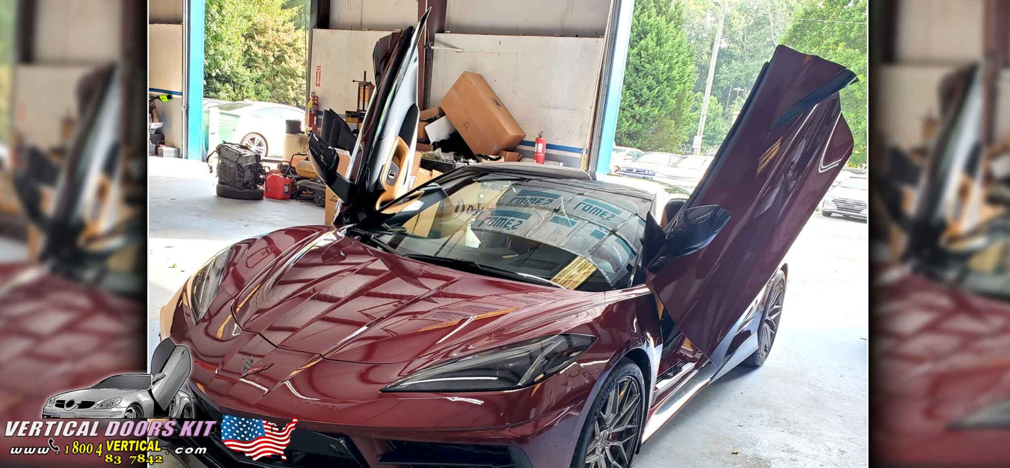 Chevrolet Corvette C8 2020-2026 Lambo Vertical Doors Kit ( There is a ...