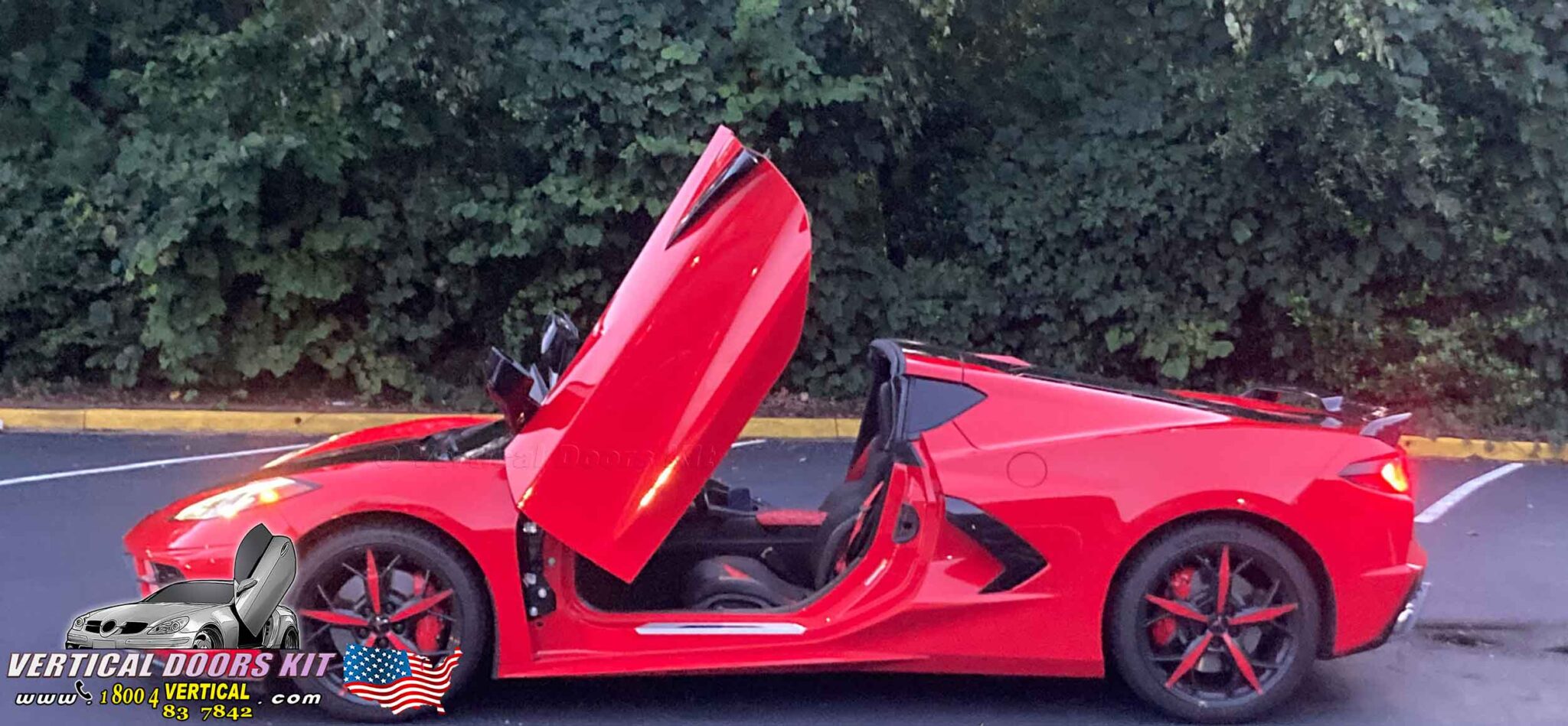Chevrolet Corvette C8 2020-2026 Lambo Vertical Doors Kit ( There is a ...