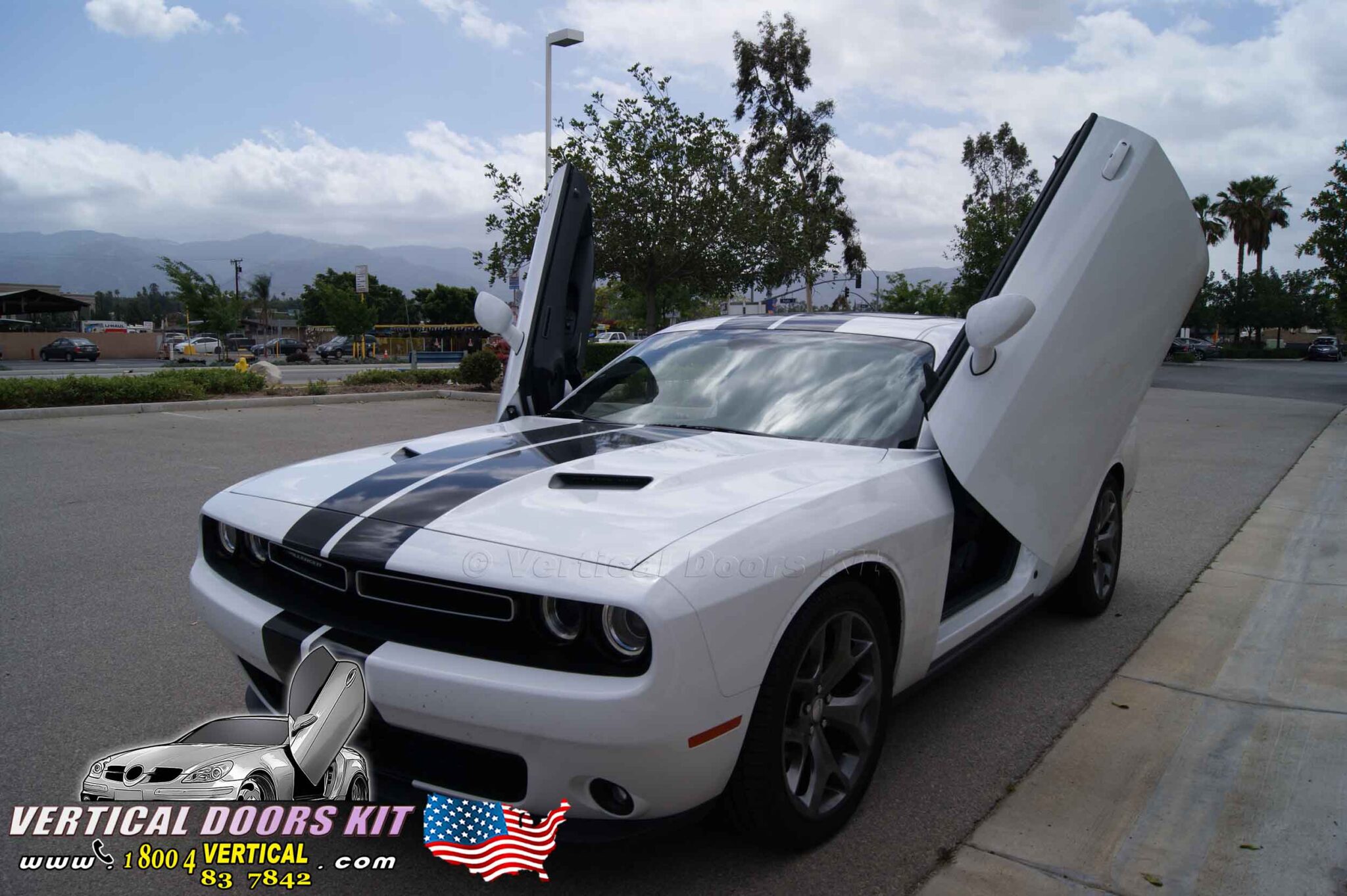 Dodge Challenger 2009-2023 Lambo Vertical Doors Kit – VDCDCHAL08 ...