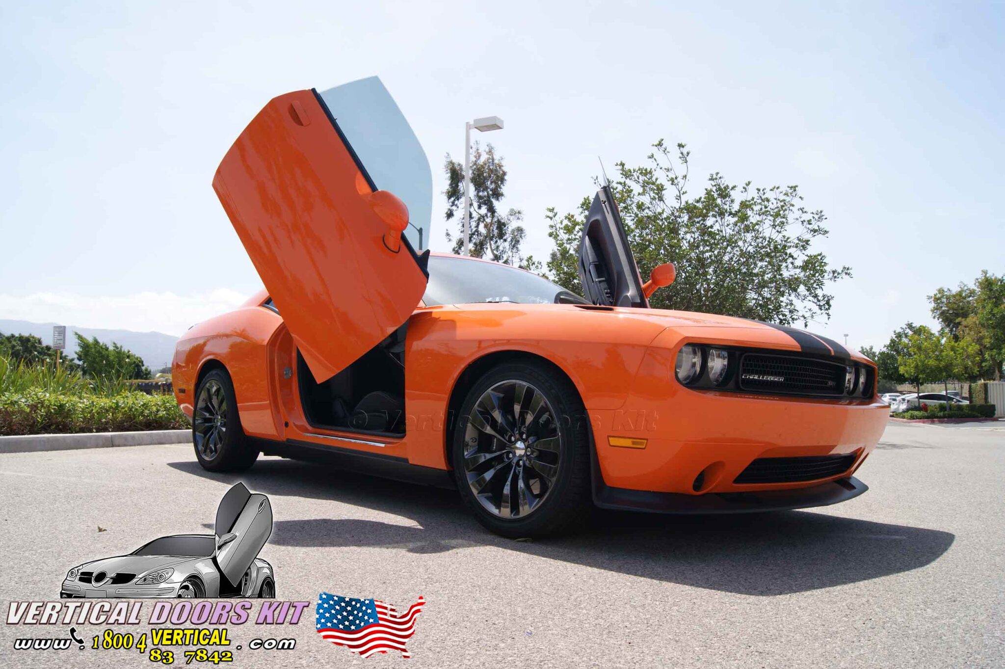 Dodge Challenger 2009-2023 Lambo Vertical Doors Kit – VDCDCHAL08 ...