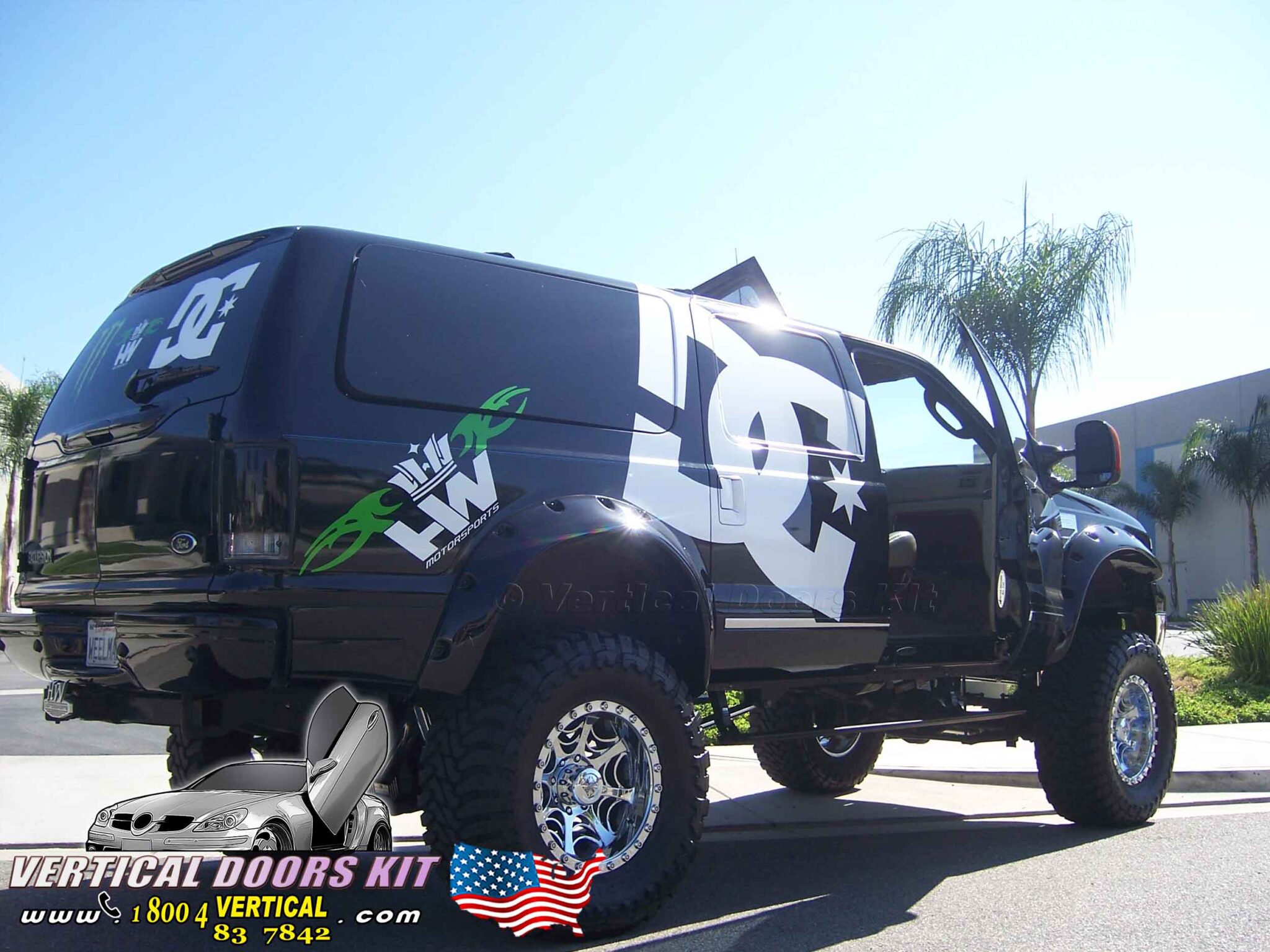 Ford Excursion 2000-2005 Rear Lambo Vertical Doors Kit ( Special Order ...