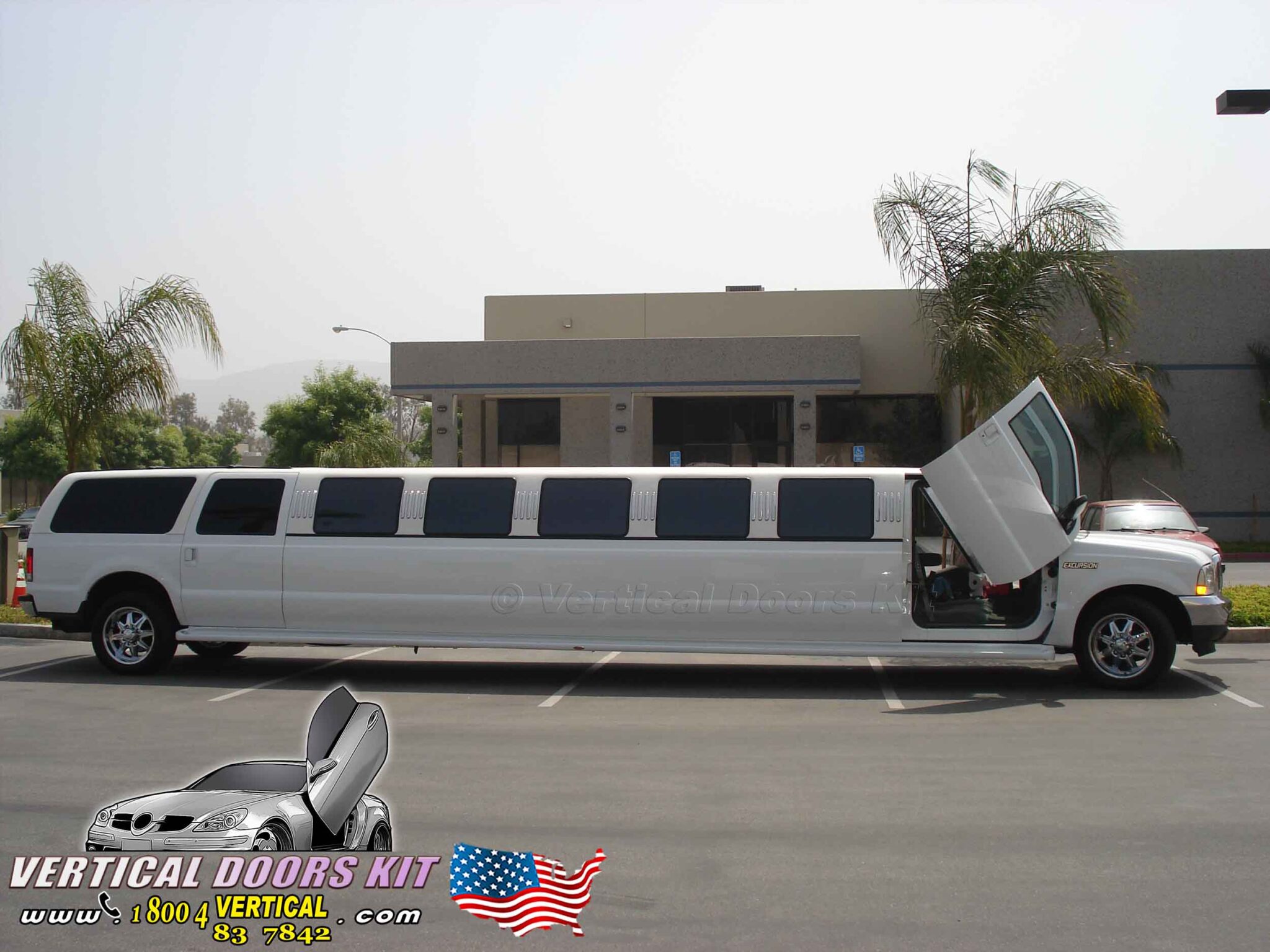 Ford Excursion 2000-2005 Rear Lambo Vertical Doors Kit ( Special Order ...