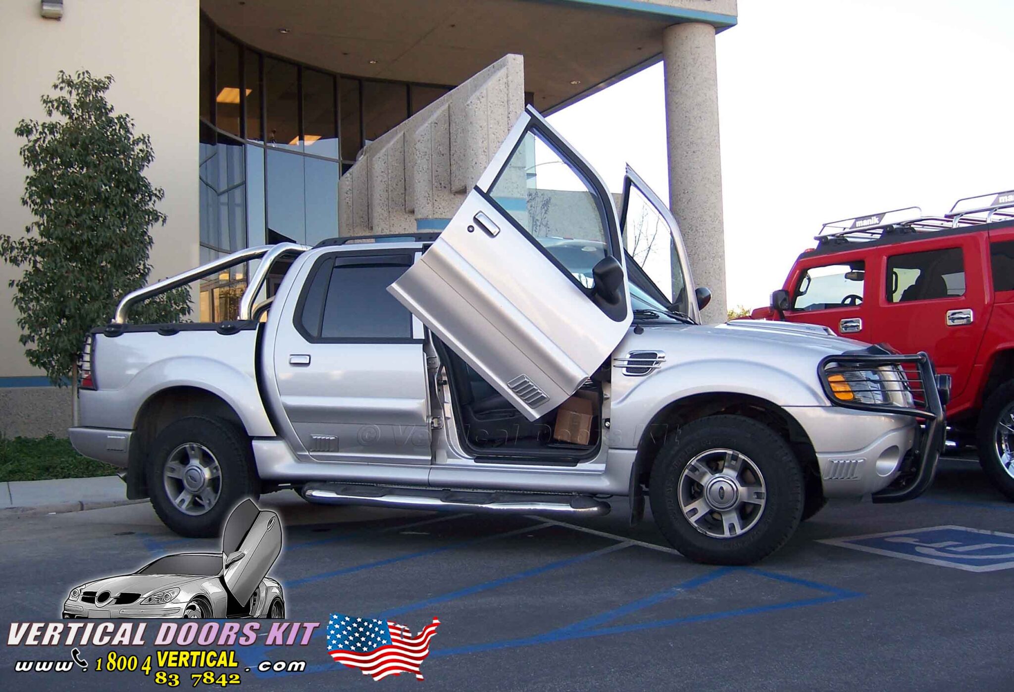 Ford Explorer Sport Trac 2001-2005 Lambo Vertical Doors Kit ...