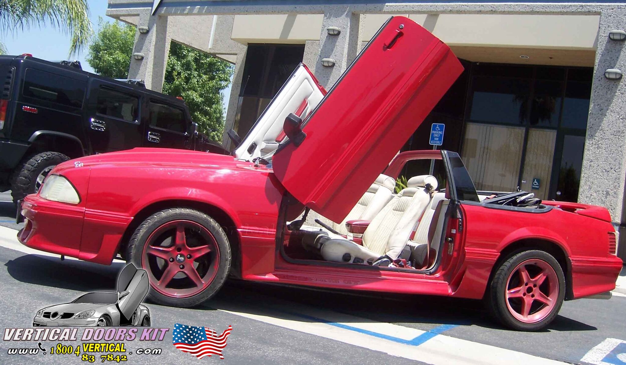 Ford Mustang 1979-1993 2DR Lambo Vertical Doors Kit ( Special Order ...