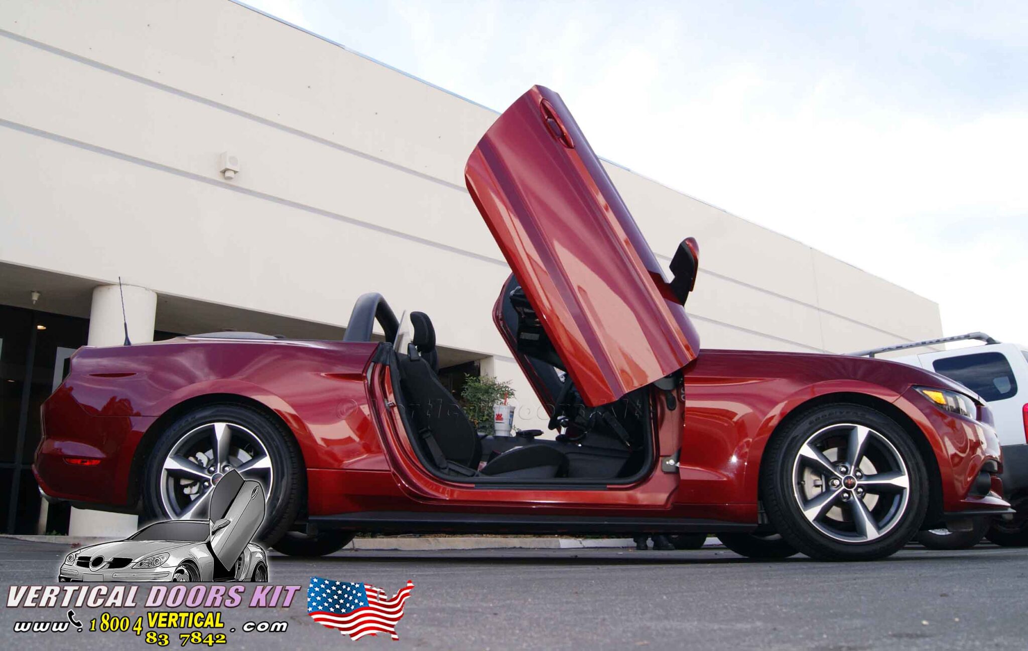 Ford Mustang 2015-2023 Lambo Vertical Doors Kit – VDCFM15 – Lambo Doors ...