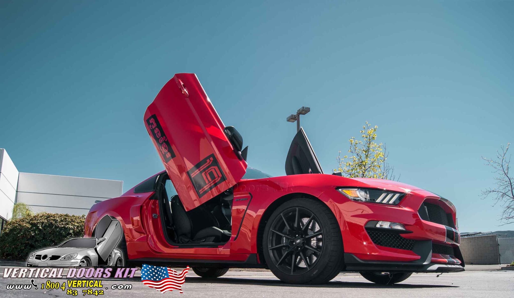 Ford Mustang 2015-2023 Lambo Vertical Doors Kit – VDCFM15 – Lambo Doors ...
