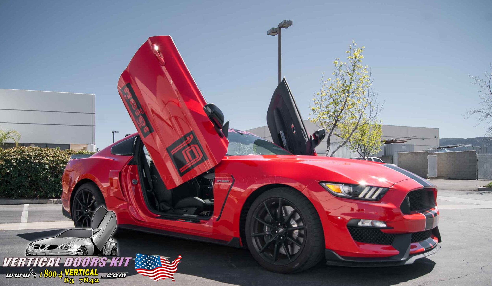 Ford Mustang 2015-2023 Lambo Vertical Doors Kit – VDCFM15 – Lambo Doors ...