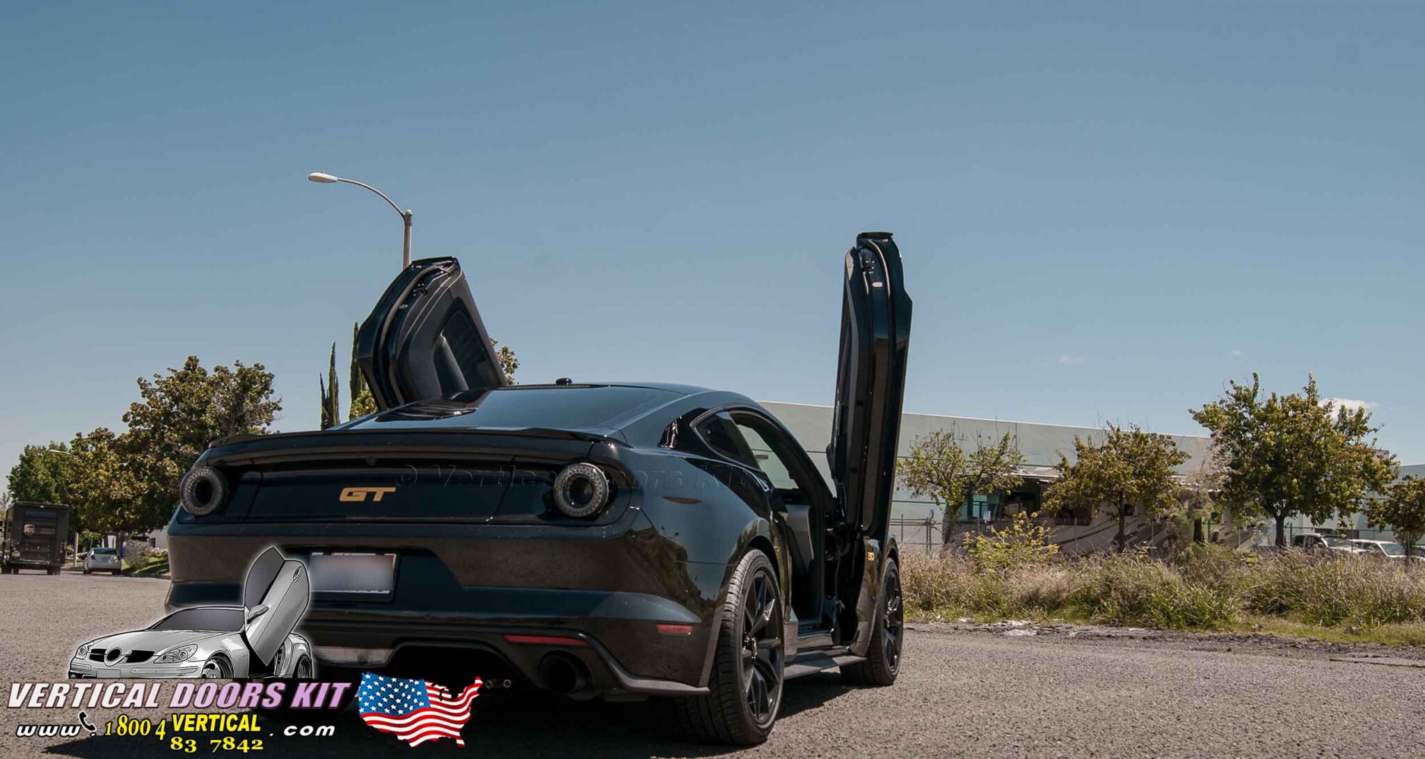 Ford Mustang 2015-2023 Lambo Vertical Doors Kit – VDCFM15 – Lambo Doors ...