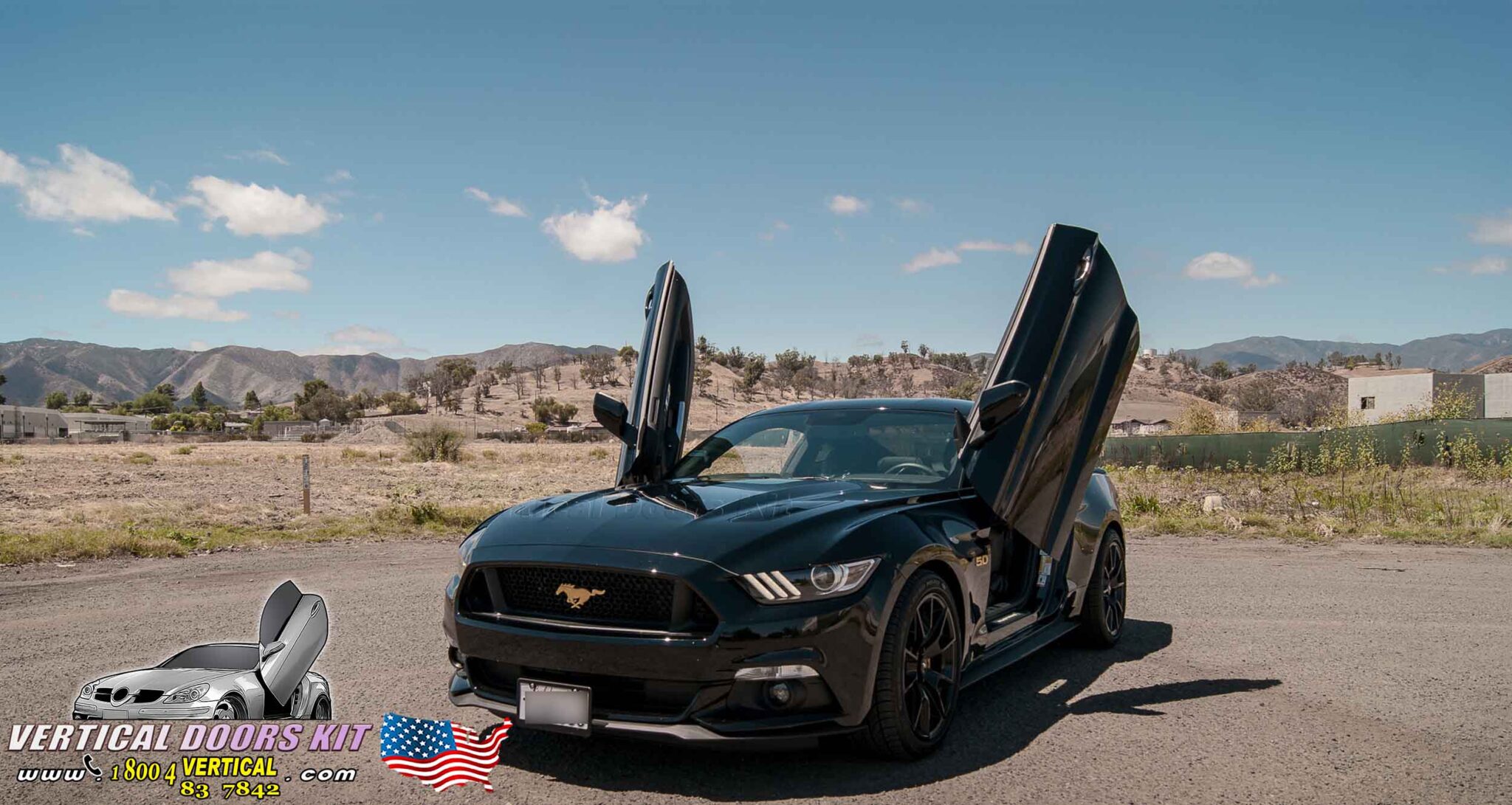 Ford Mustang 2015-2023 Lambo Vertical Doors Kit – VDCFM15 – Lambo Doors ...