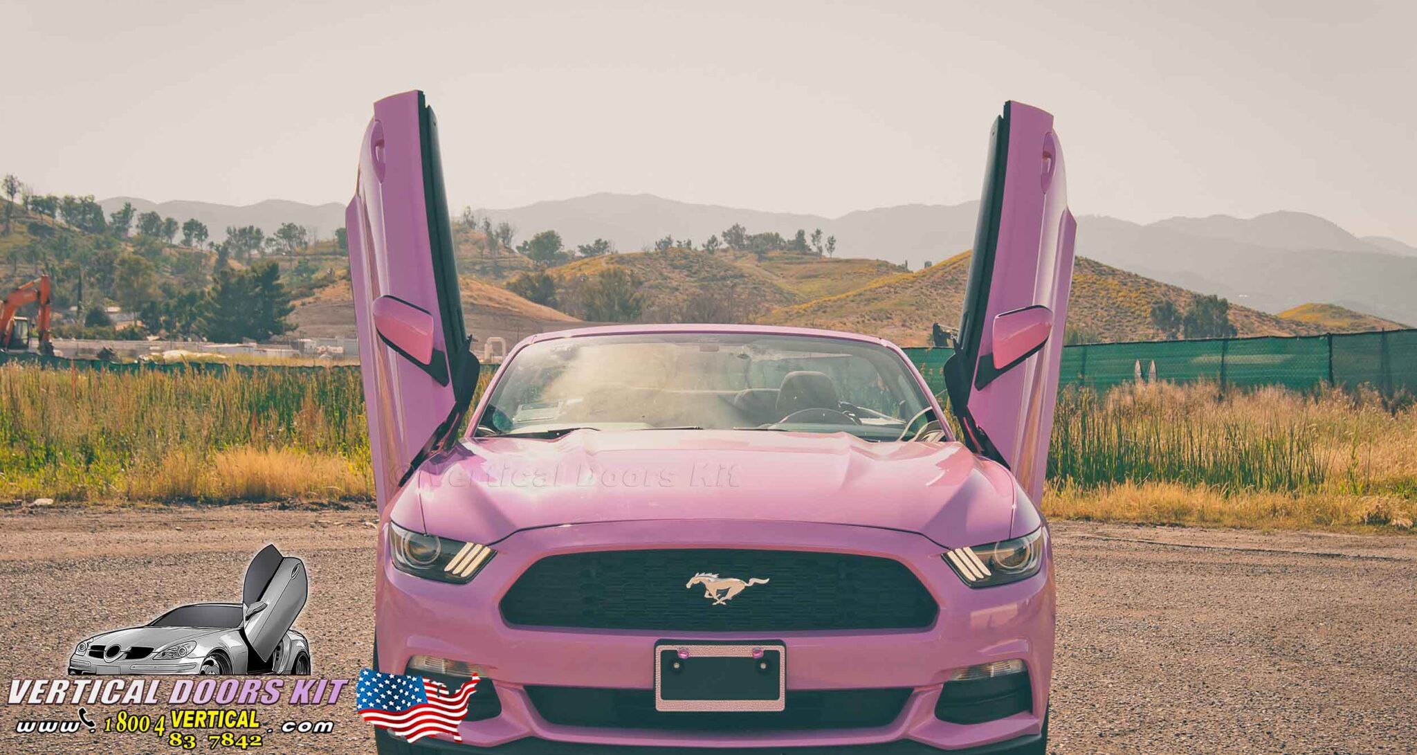 Ford Mustang 2015-2023 Lambo Vertical Doors Kit – VDCFM15 – Lambo Doors ...