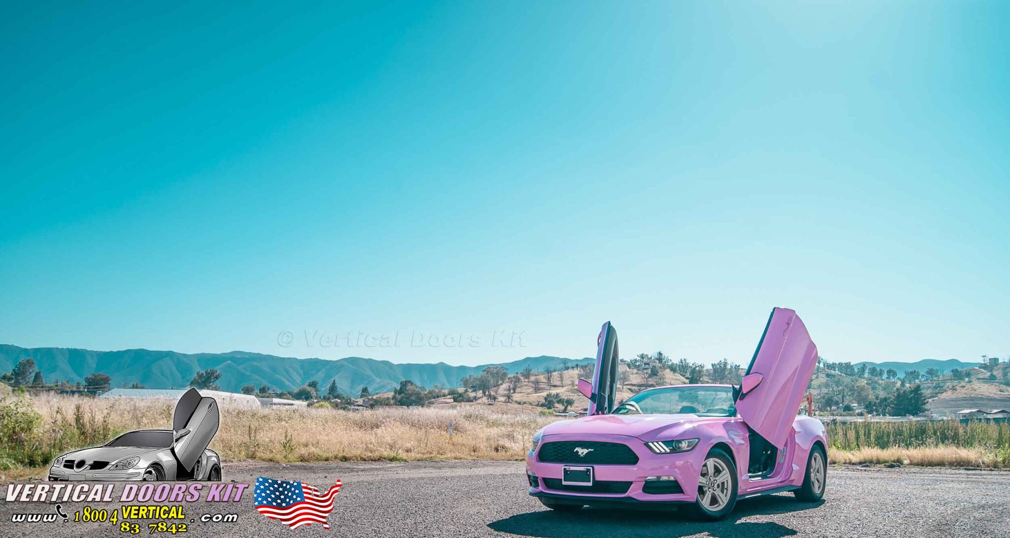 Ford Mustang 2015-2023 Lambo Vertical Doors Kit – VDCFM15 – Lambo Doors ...