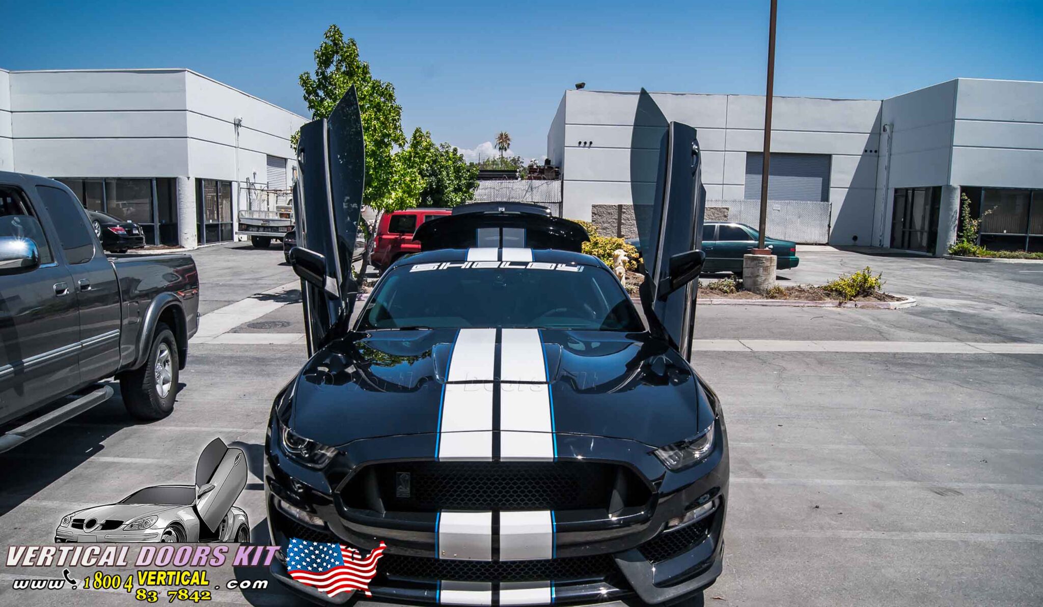 Ford Mustang 2015-2023 Lambo Vertical Doors Kit – VDCFM15 – Lambo Doors ...