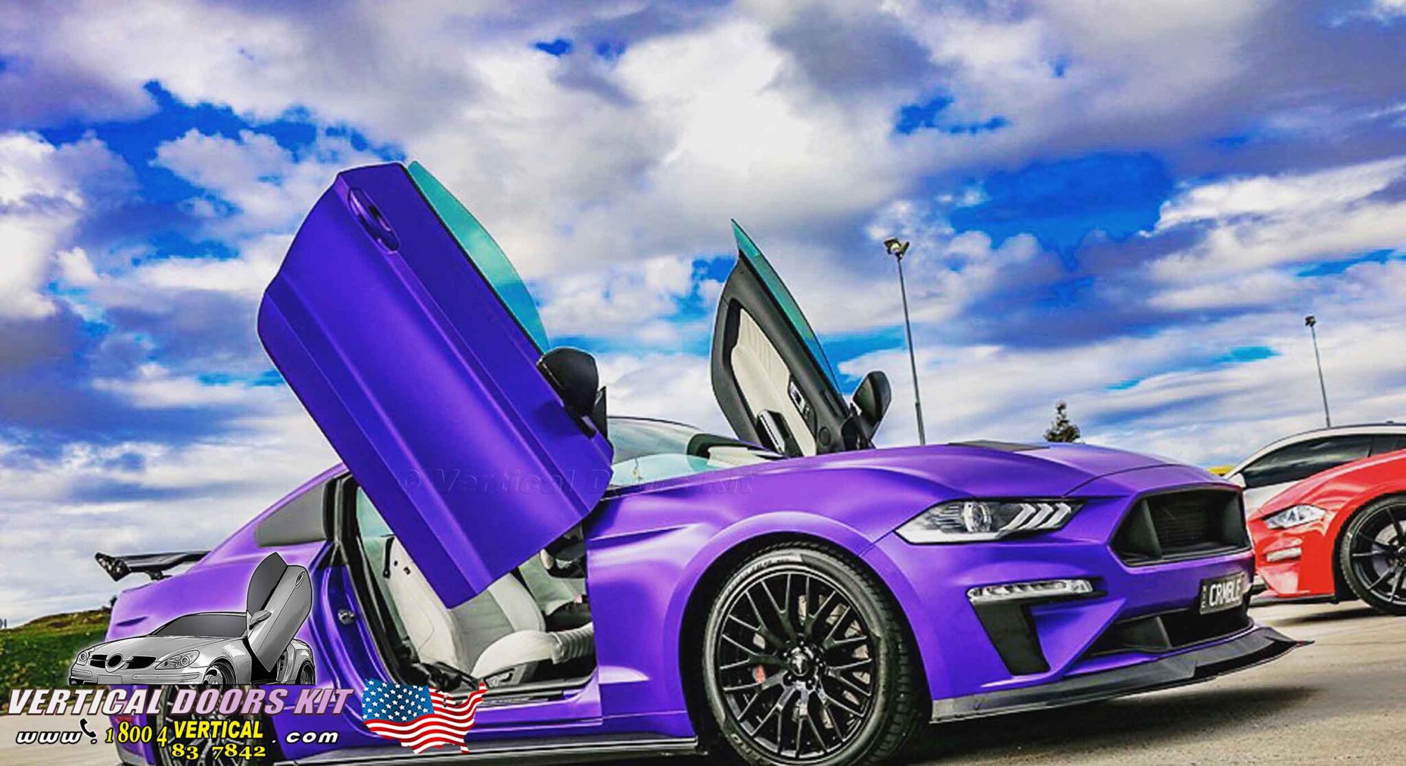 Ford Mustang 2015-2023 Lambo Vertical Doors Kit – VDCFM15 – Lambo Doors ...