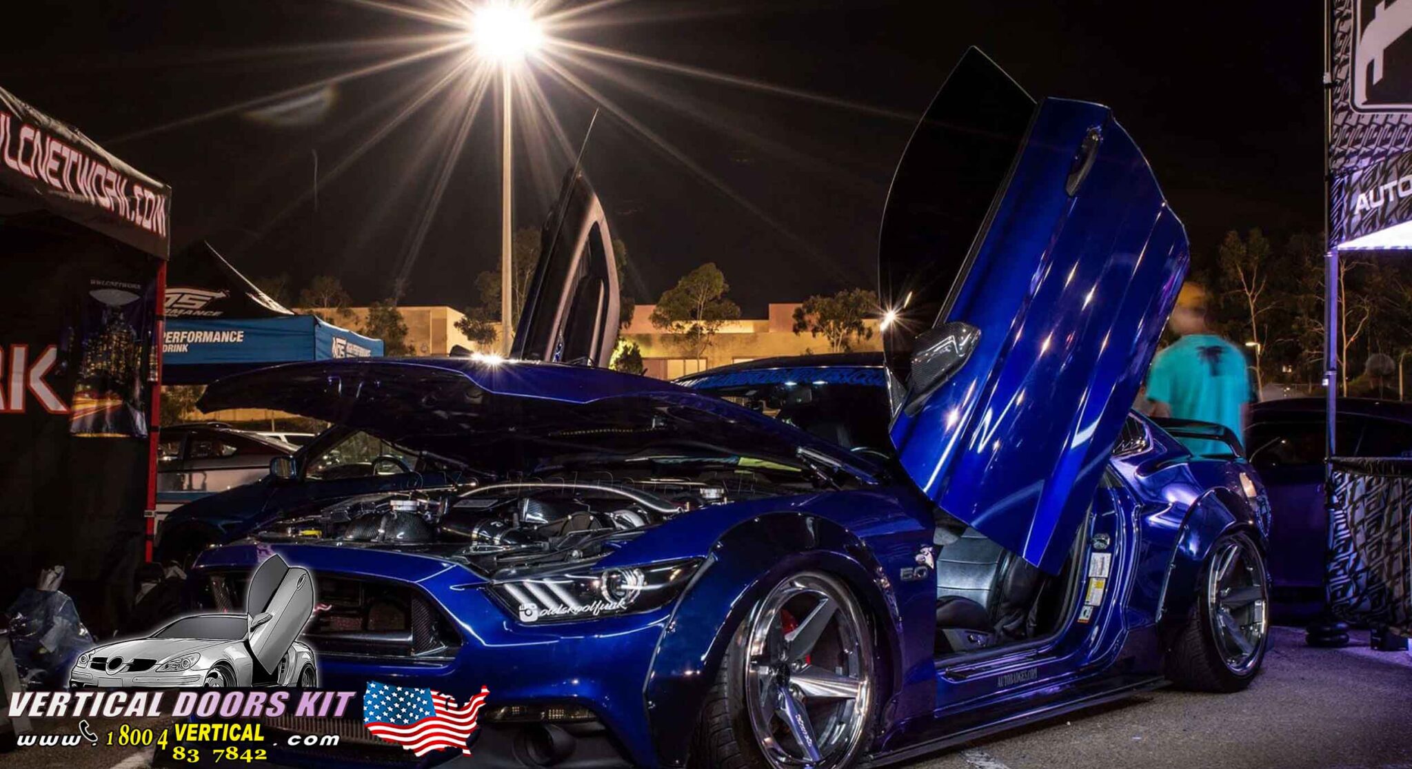 Ford Mustang 2015-2023 Lambo Vertical Doors Kit – VDCFM15 – Lambo Doors ...