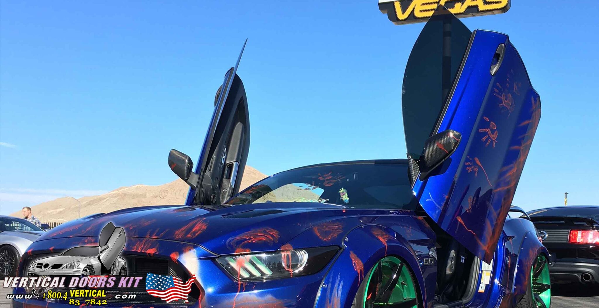 Ford Mustang 2015-2023 Lambo Vertical Doors Kit – VDCFM15 – Lambo Doors ...