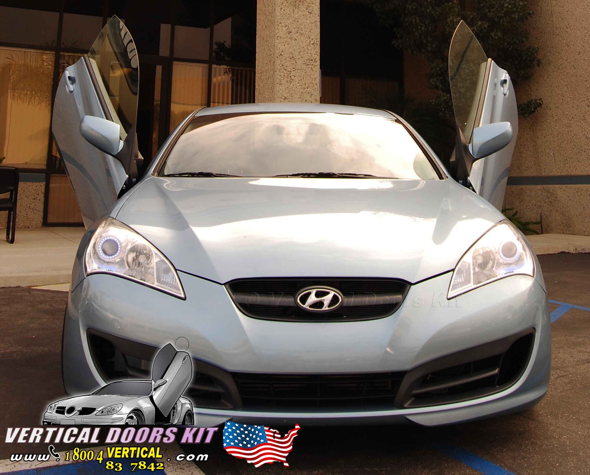 Hyundai Genesis 2009-2016 Coupe Lambo Vertical Doors Kit ...