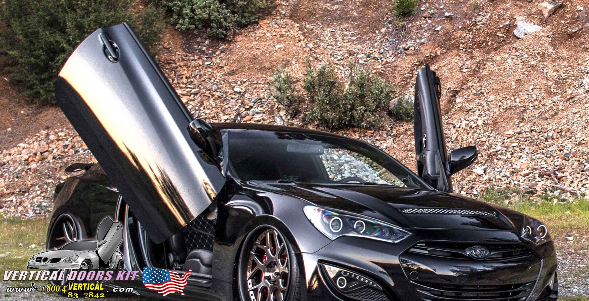 Hyundai Genesis 2009-2016 Coupe Lambo Vertical Doors Kit ...