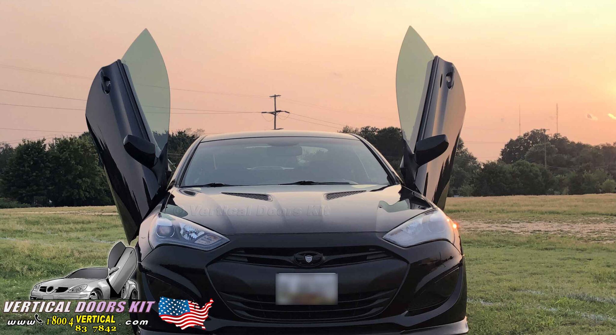 Hyundai Genesis 2009-2016 Coupe Lambo Vertical Doors Kit ...