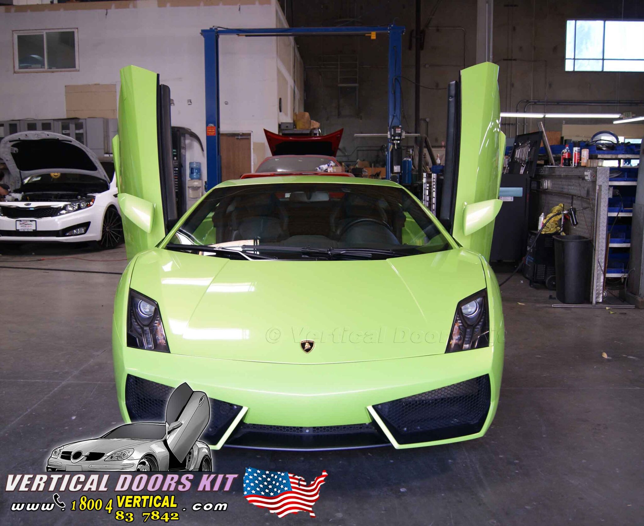 Lamborghini Gallardo 2003-2014 Lambo Vertical Doors Kit – VDCLAMGAL03 ...
