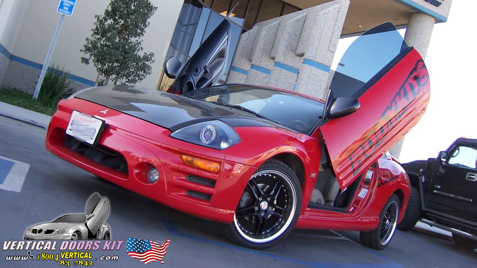 Mitsubishi Eclipse 2000-2005 Lambo Vertical Doors Kit – VDCME0005 ...