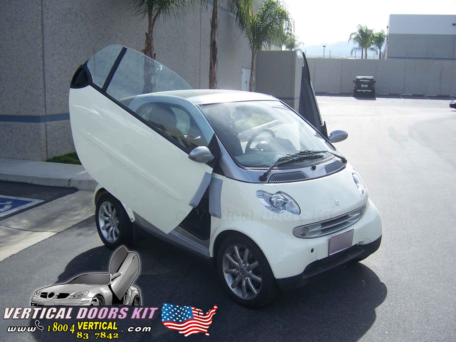 Smart Fortwo 450 1998-2007 include Scoop Lambo Vertical Doors Kit ...