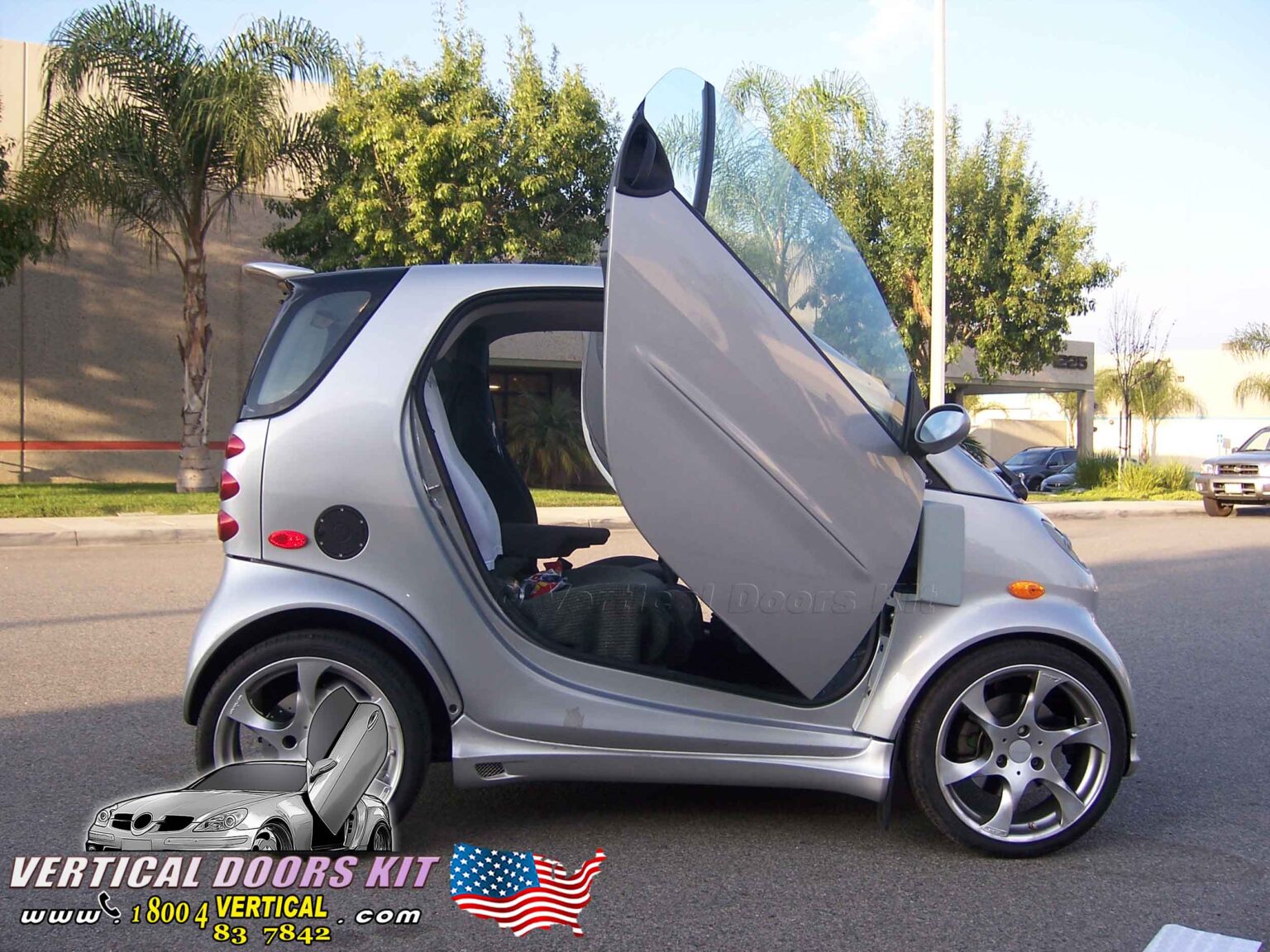 Smart Fortwo 450 1998-2007 include Scoop Lambo Vertical Doors Kit ...