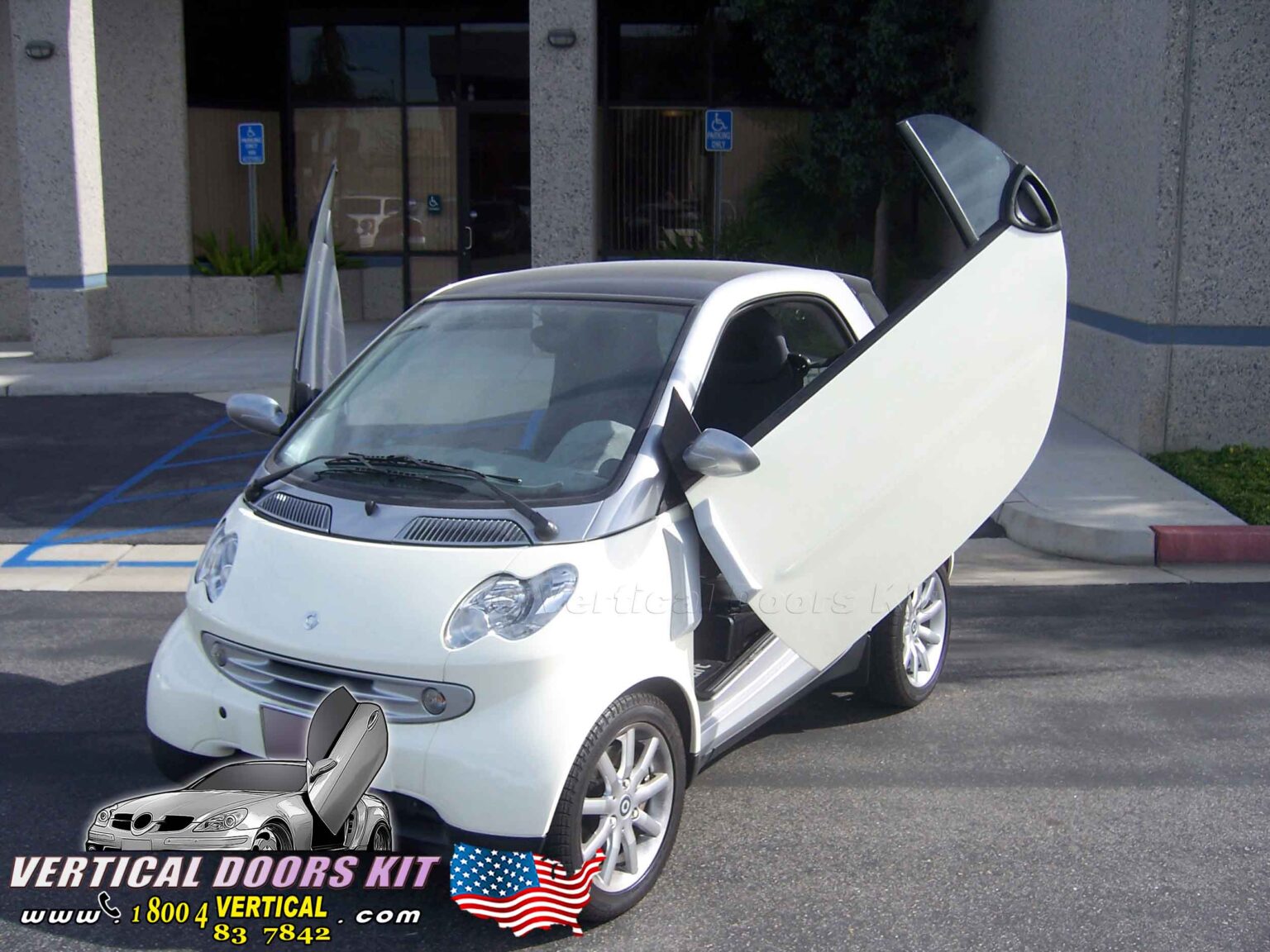 Smart Fortwo 450 1998-2007 include Scoop Lambo Vertical Doors Kit ...