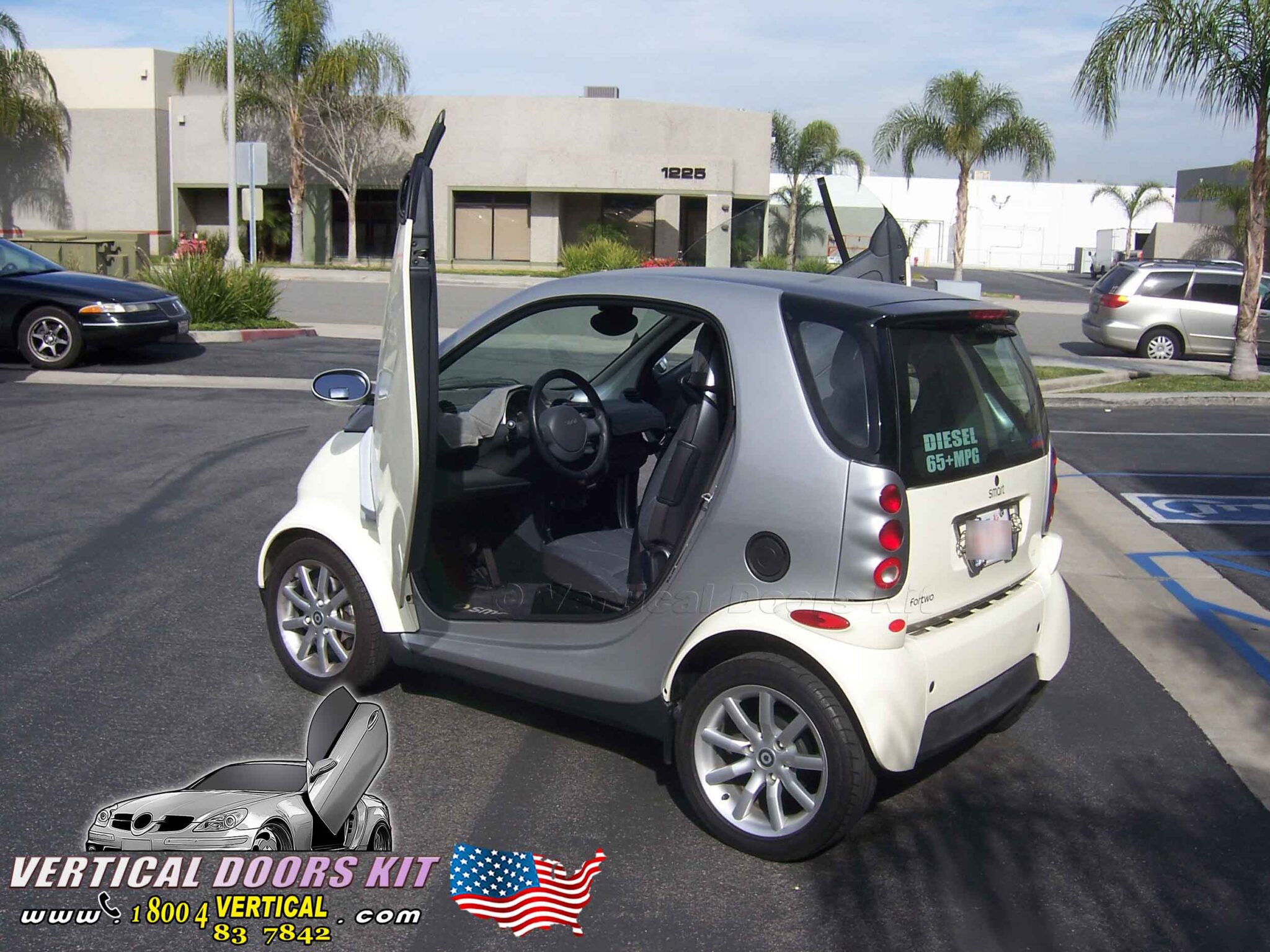 Smart Fortwo 450 1998-2007 include Scoop Lambo Vertical Doors Kit ...