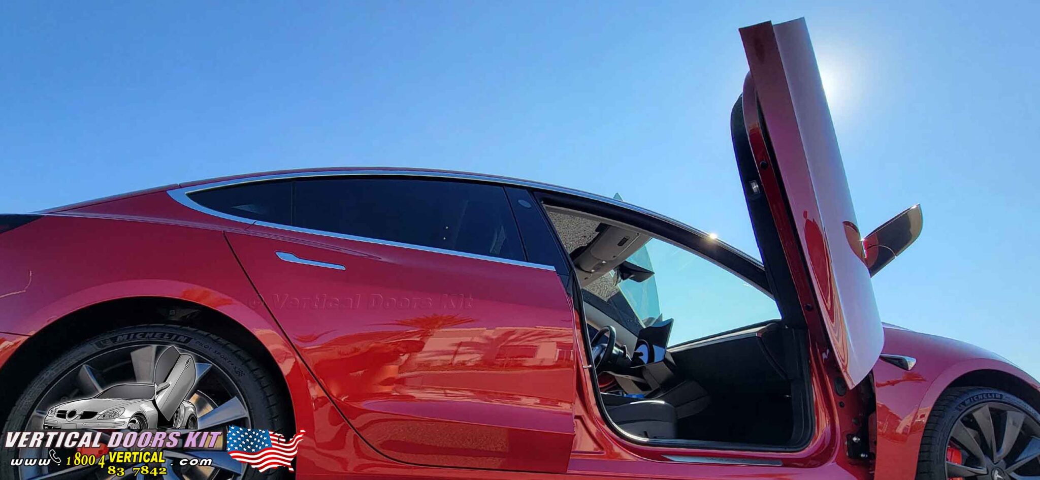 Tesla Model 3 2017-2026 Lambo Vertical Doors Kit – VDCTES317 – Lambo ...