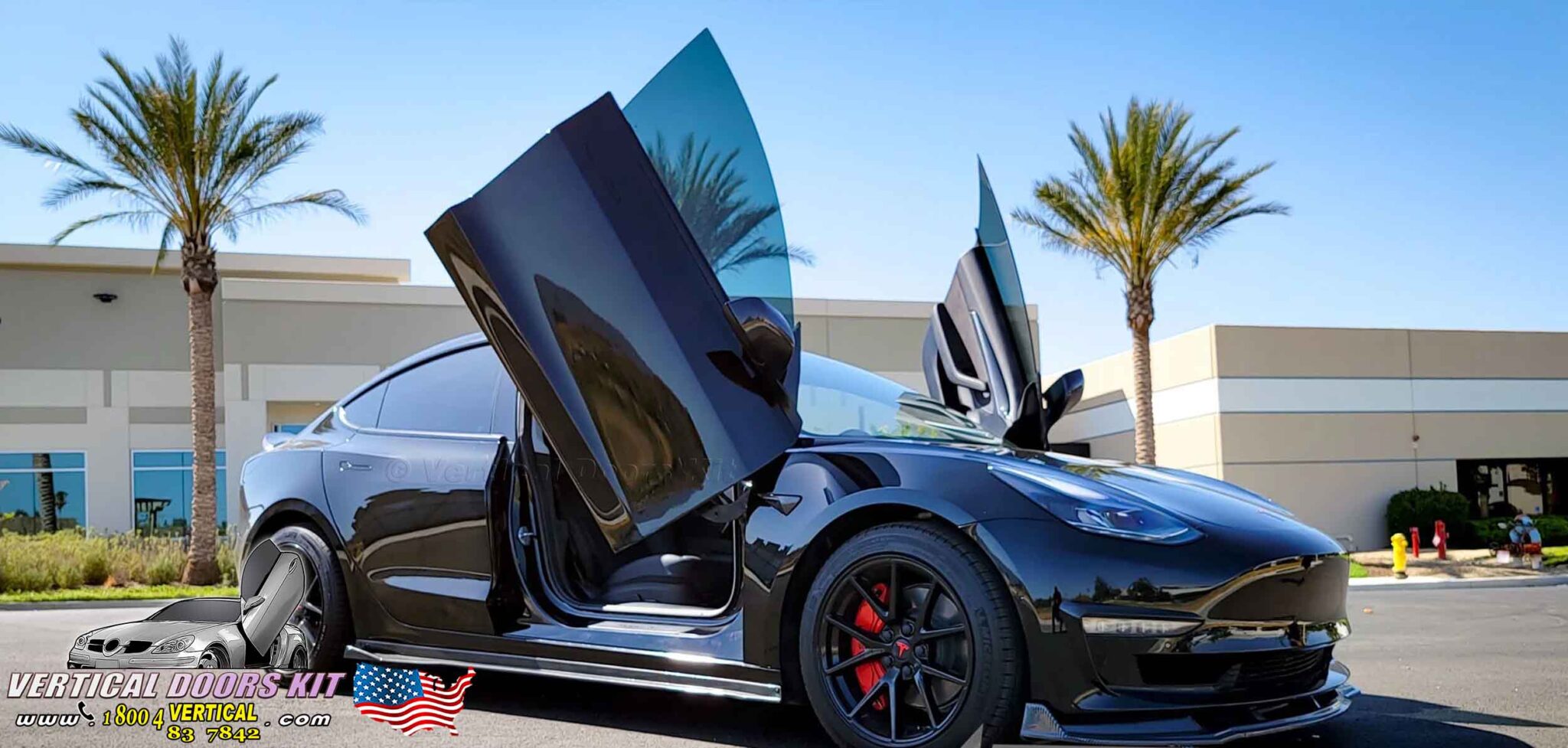 Tesla Model 3 2017-2026 Lambo Vertical Doors Kit – VDCTES317 – Lambo ...