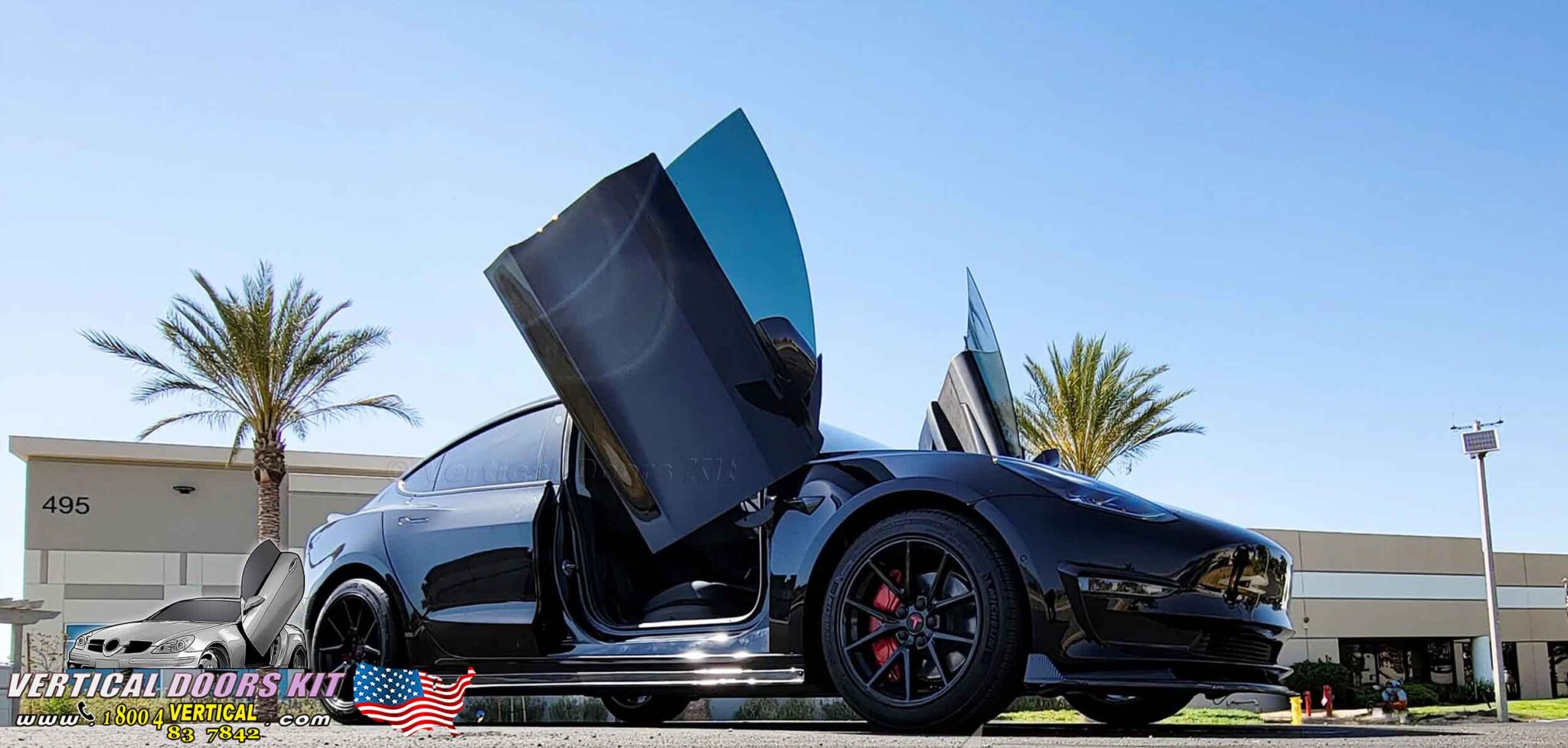Tesla Model 3 2017-2026 Lambo Vertical Doors Kit – VDCTES317 – Lambo ...