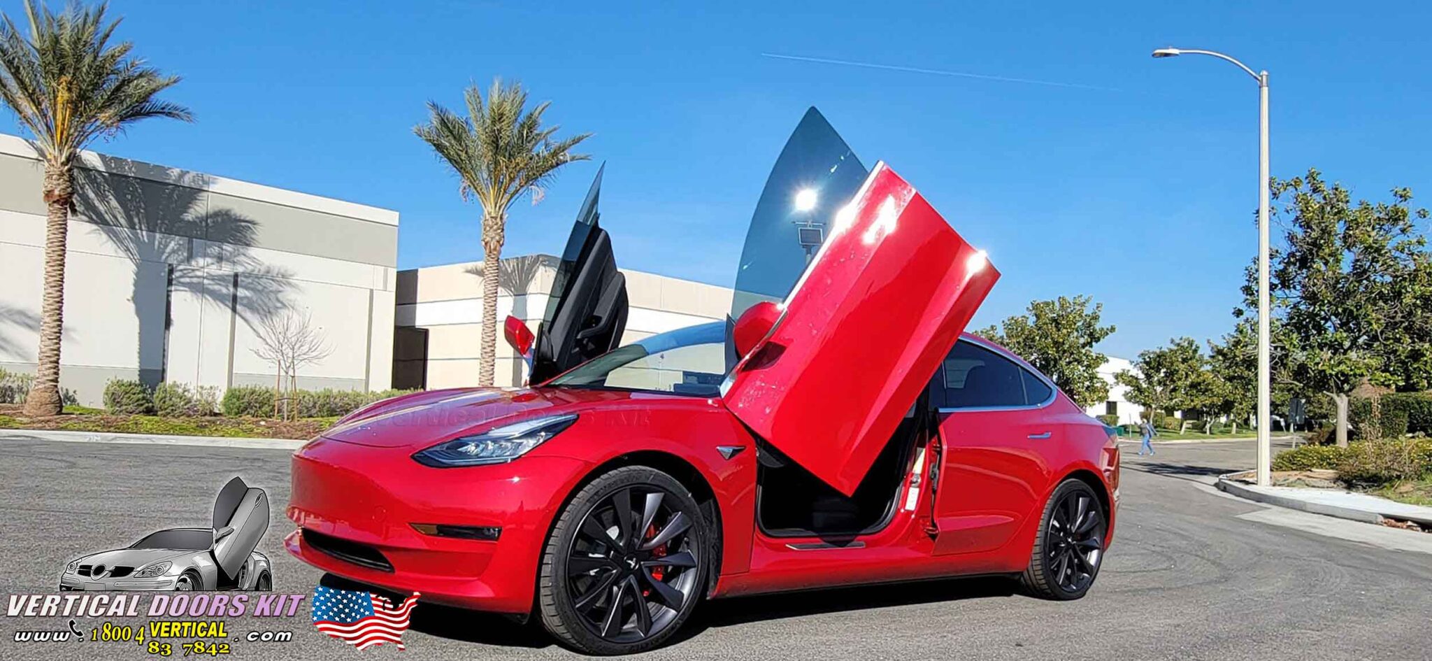 Tesla Model 3 2017-2026 Lambo Vertical Doors Kit – VDCTES317 – Lambo ...