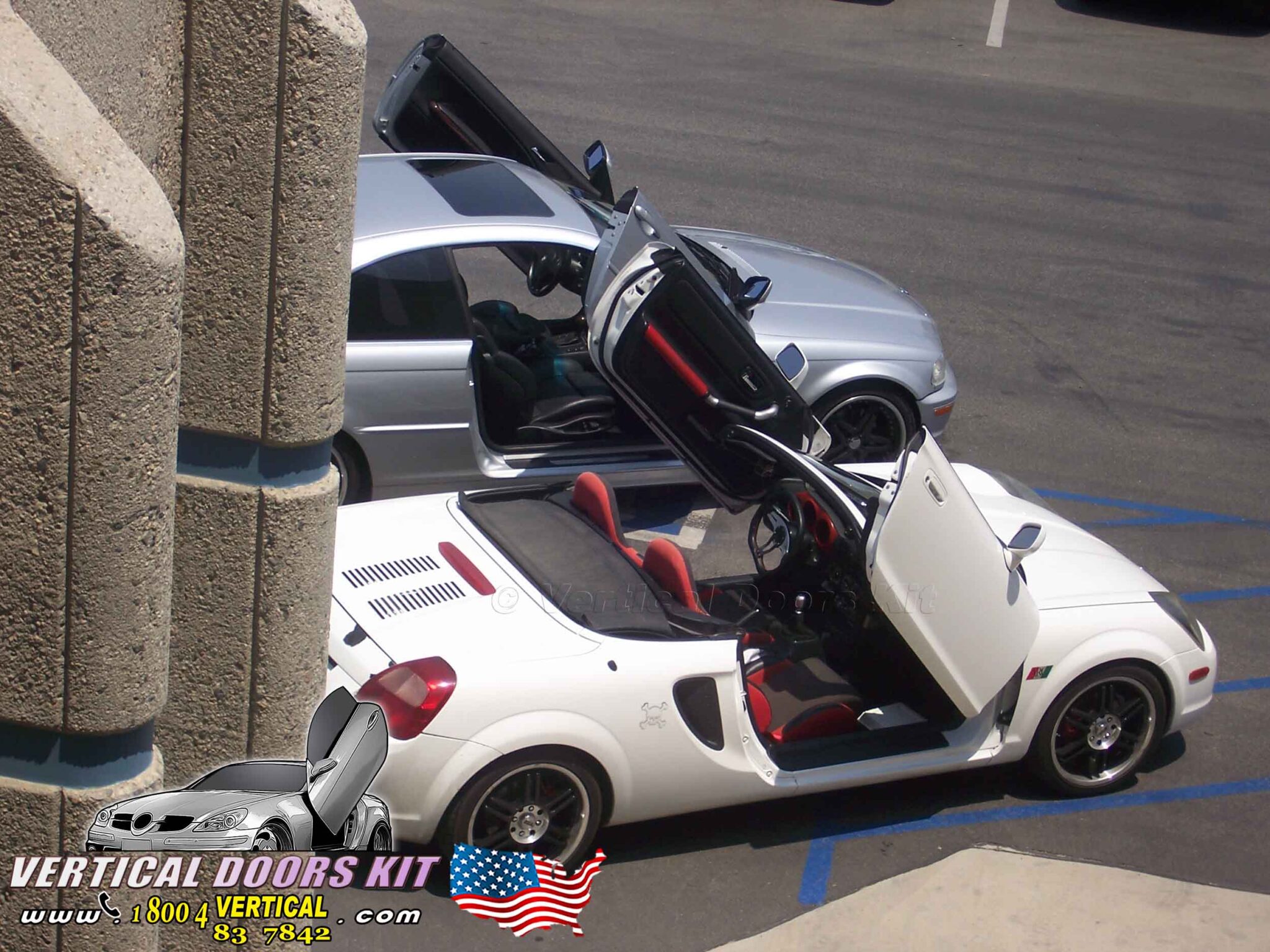 Toyota MR2/MRS 1999-2007 2DR Lambo Vertical Doors Kit – VDCTOYMRS0007 ...
